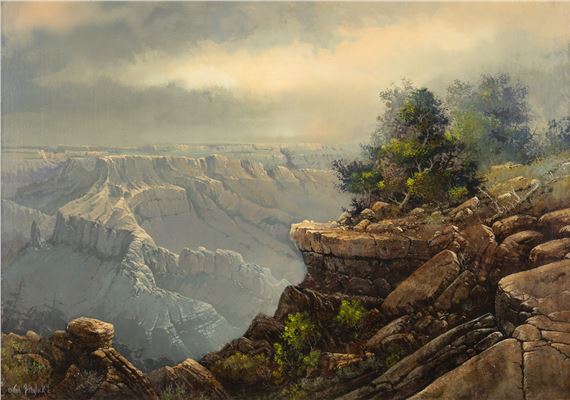 Ted Blaylock | : Canyon Steps (1983) | MutualArt