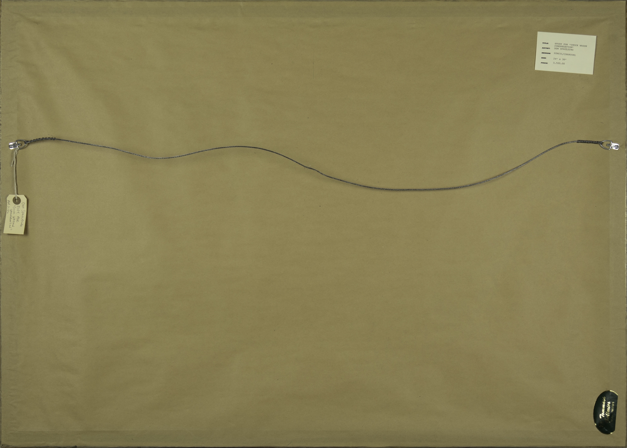 Don Spaulding | : Study for Chuck Wagon Congregation (1996) | MutualArt