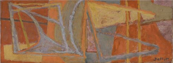 Pierre Pallut | Young girl lying down (1951) | MutualArt