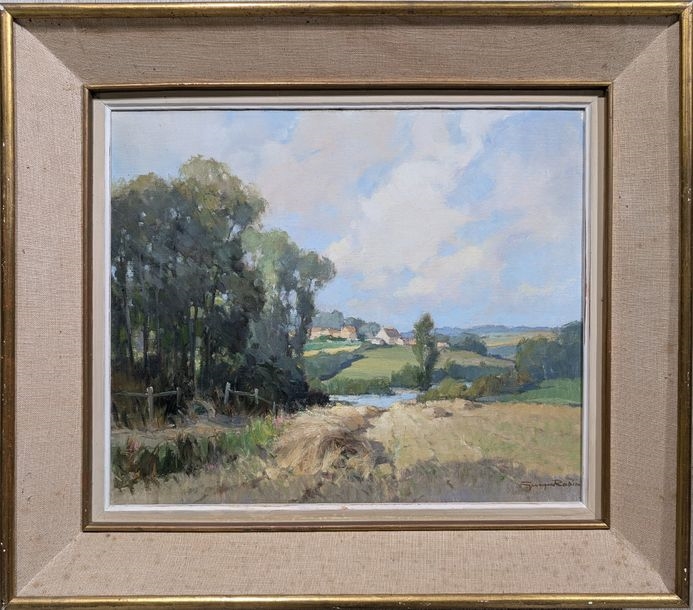 Georges Charles Robin | Saint-Martin des bois Oil on canvas Signed ...