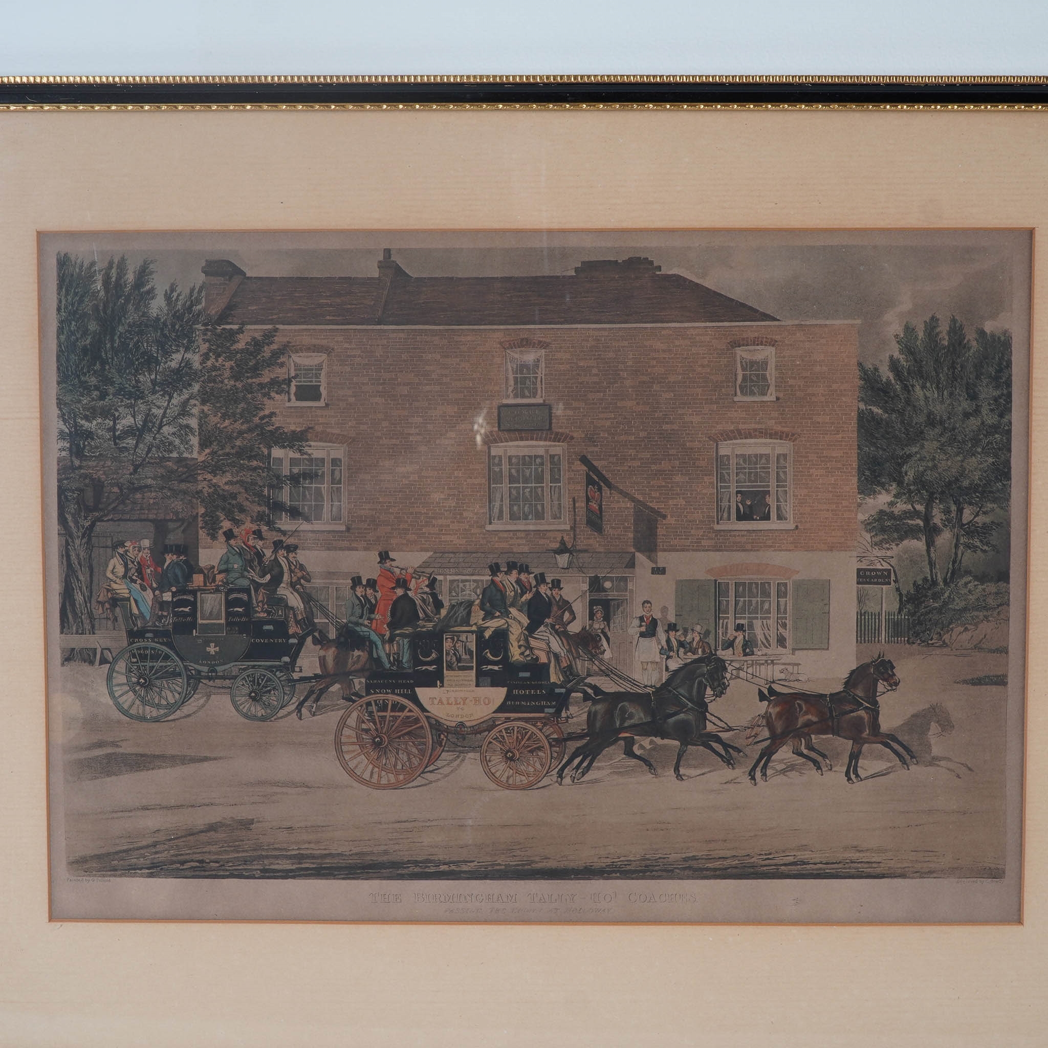 James Pollard | The Birmingham Tally-Ho Coach (Circa 1850) | MutualArt