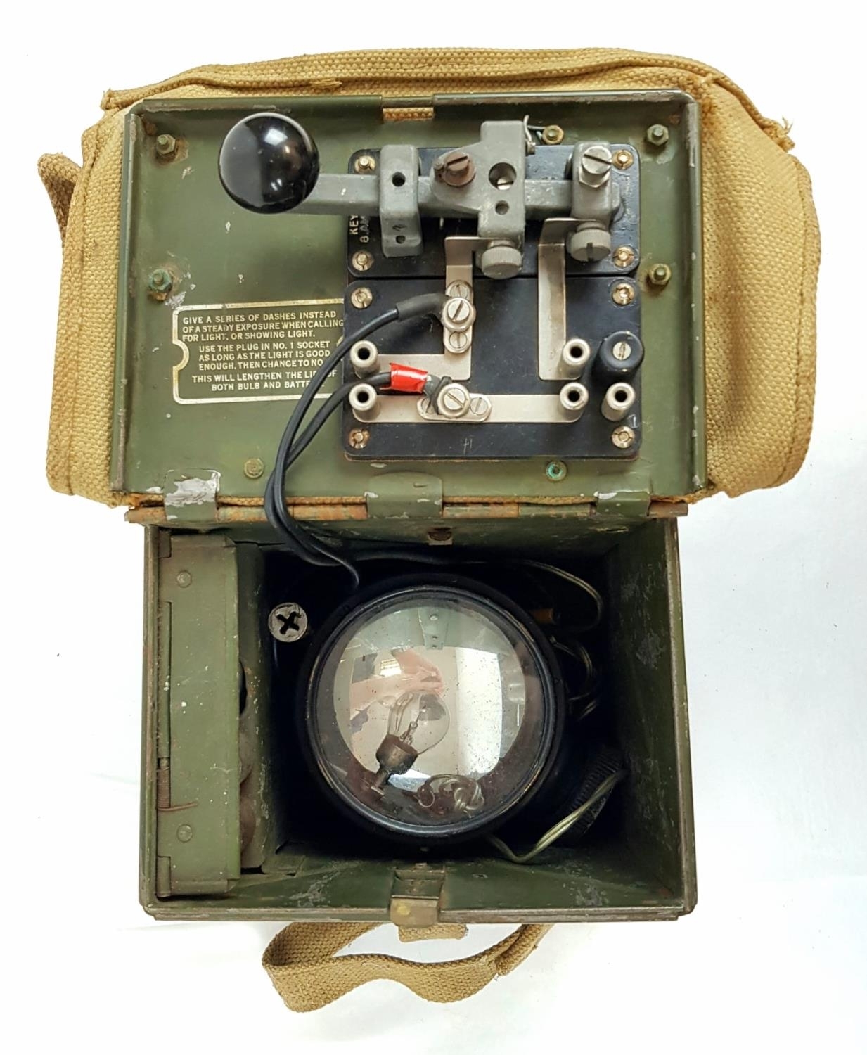 Morse | A MILITARY WW2 FIELD MORSE CODE TRANSMITTER RECEIVER | MutualArt