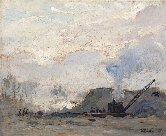 Robert Pilot | The Crane, Sunset (1915) | MutualArt