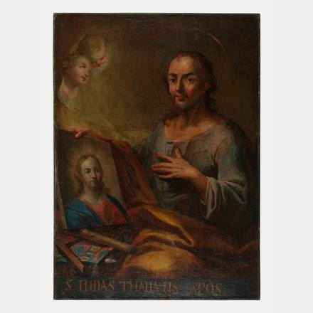 Ecole Lyonnaise Mounier | Saint Judas Thaddeus et le portrait du Christ ...