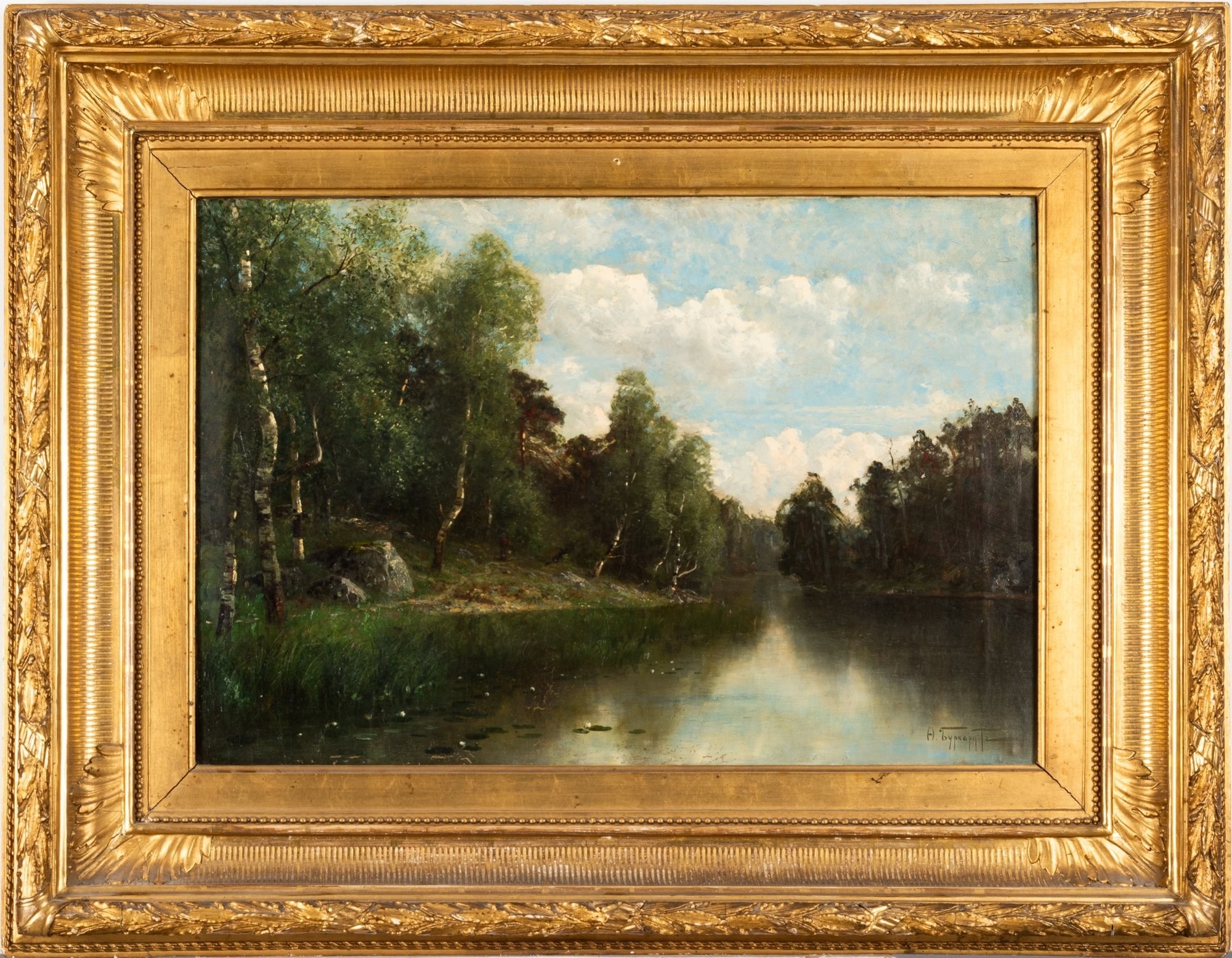 Fedor Karlovich Burkhardt | River landscape | MutualArt