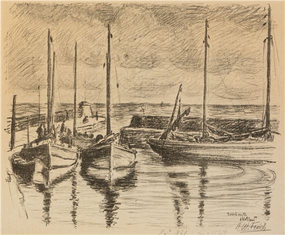 Alfred William Finch | Harbour | MutualArt