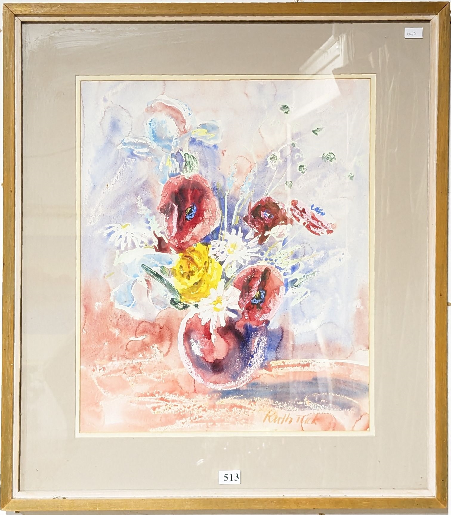Ruth Tuck | Still life with Poppies | MutualArt