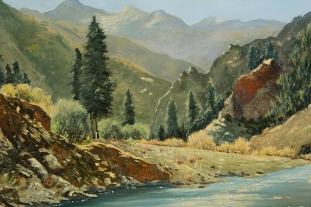 Bill Bender | Western landscape | MutualArt