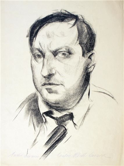 Lou Albert-Lasard | André Derain; Self-portrait of the artist (1925 ...