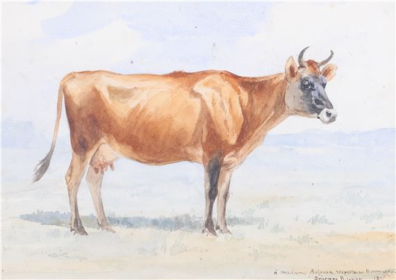 Georges Louis Charles Busson | Jersey cow (1895) | MutualArt
