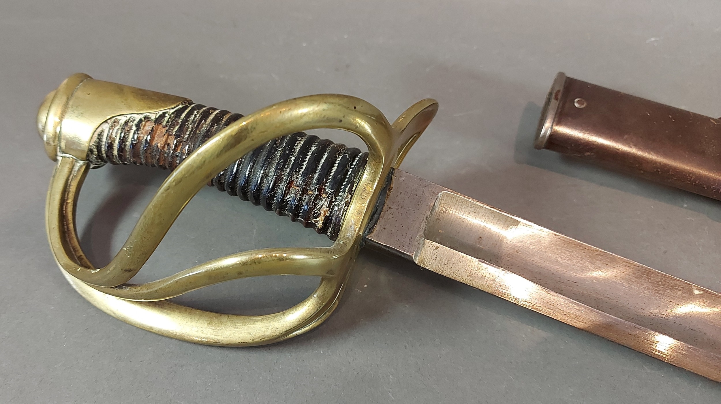 Blade | A 19th Century Cavalry sabre, blade marked F.H complete with ...