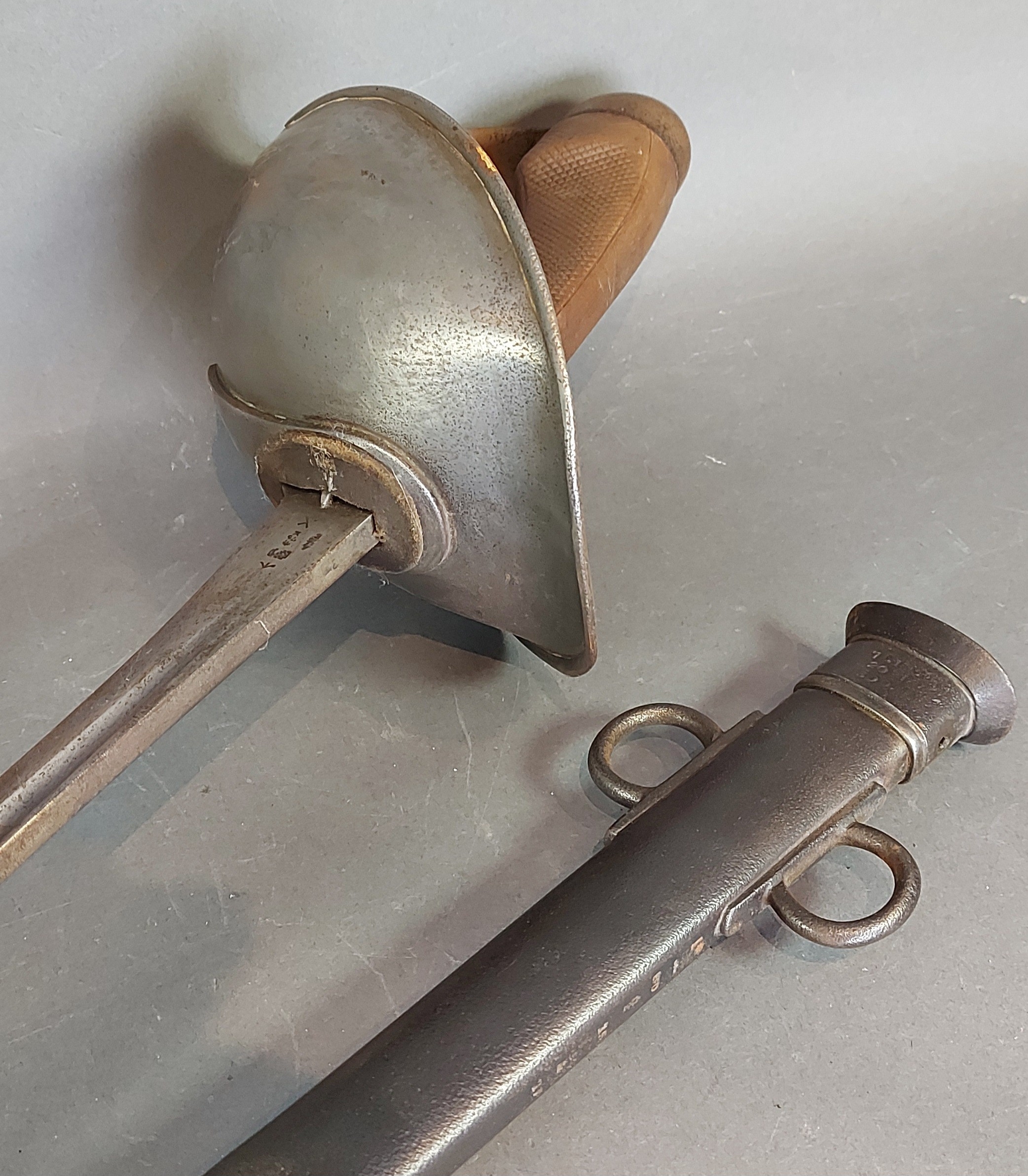 Blade | A 1908 pattern Cavalry sword, 88.5cm long blade with proof and ...