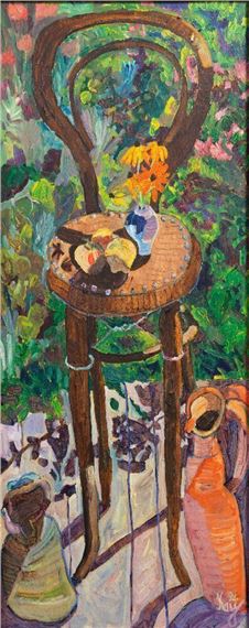 Kay Palmer | Still Life with Chair (1994) | MutualArt