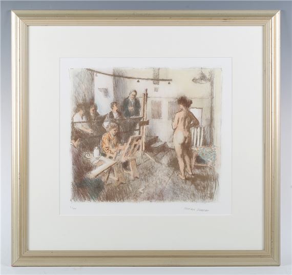 Bernard Dunstan | Life class | MutualArt