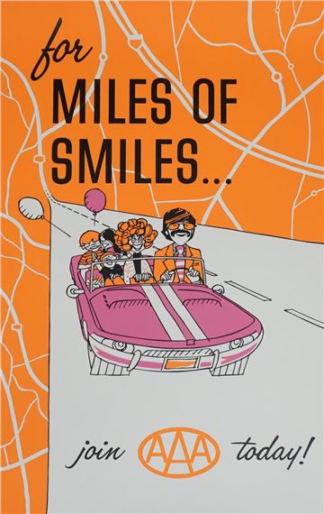 Copyright | Five AAA Roadside Assistance Posters | MutualArt