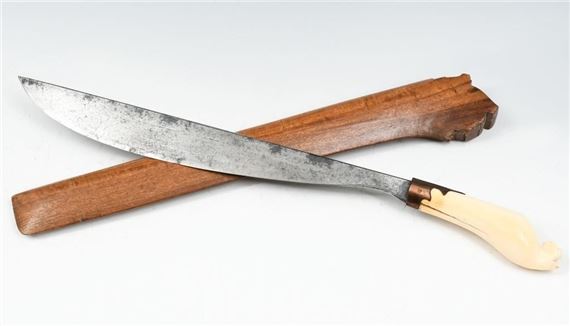 Sharp | BOLO KNIFE WITH MAMMOTH TUSK HANDLE | MutualArt