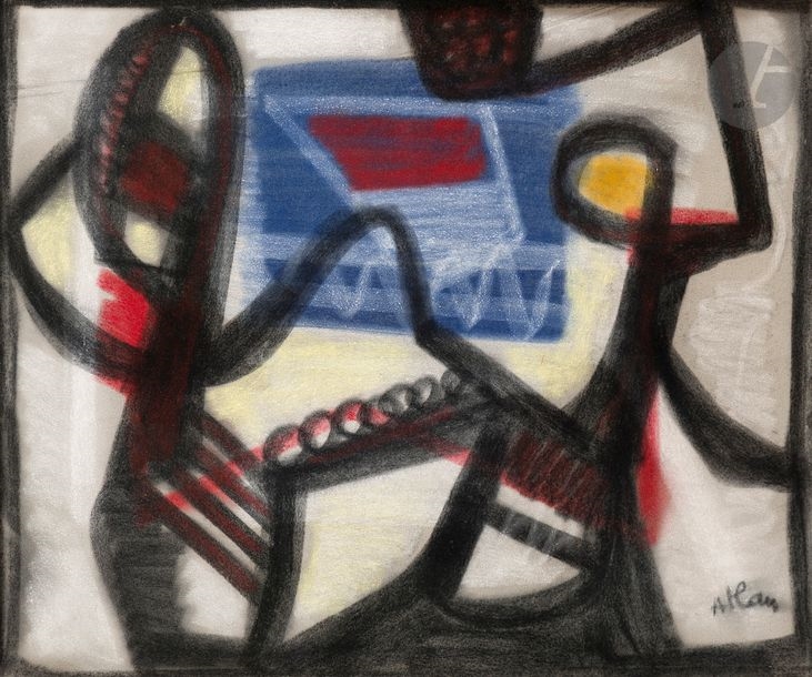 Jean-Michel Atlan | Composition, 1957 (13) | MutualArt