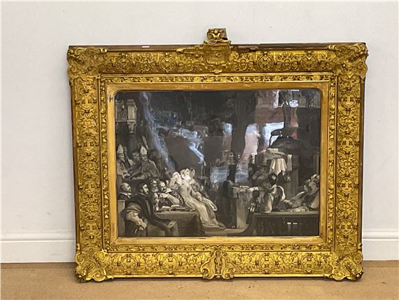 Jack Knox | A 19th century black and white lithograph depicting John ...