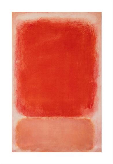 Mark Rothko | Red and Pink on Pink (Circa 1953) | MutualArt