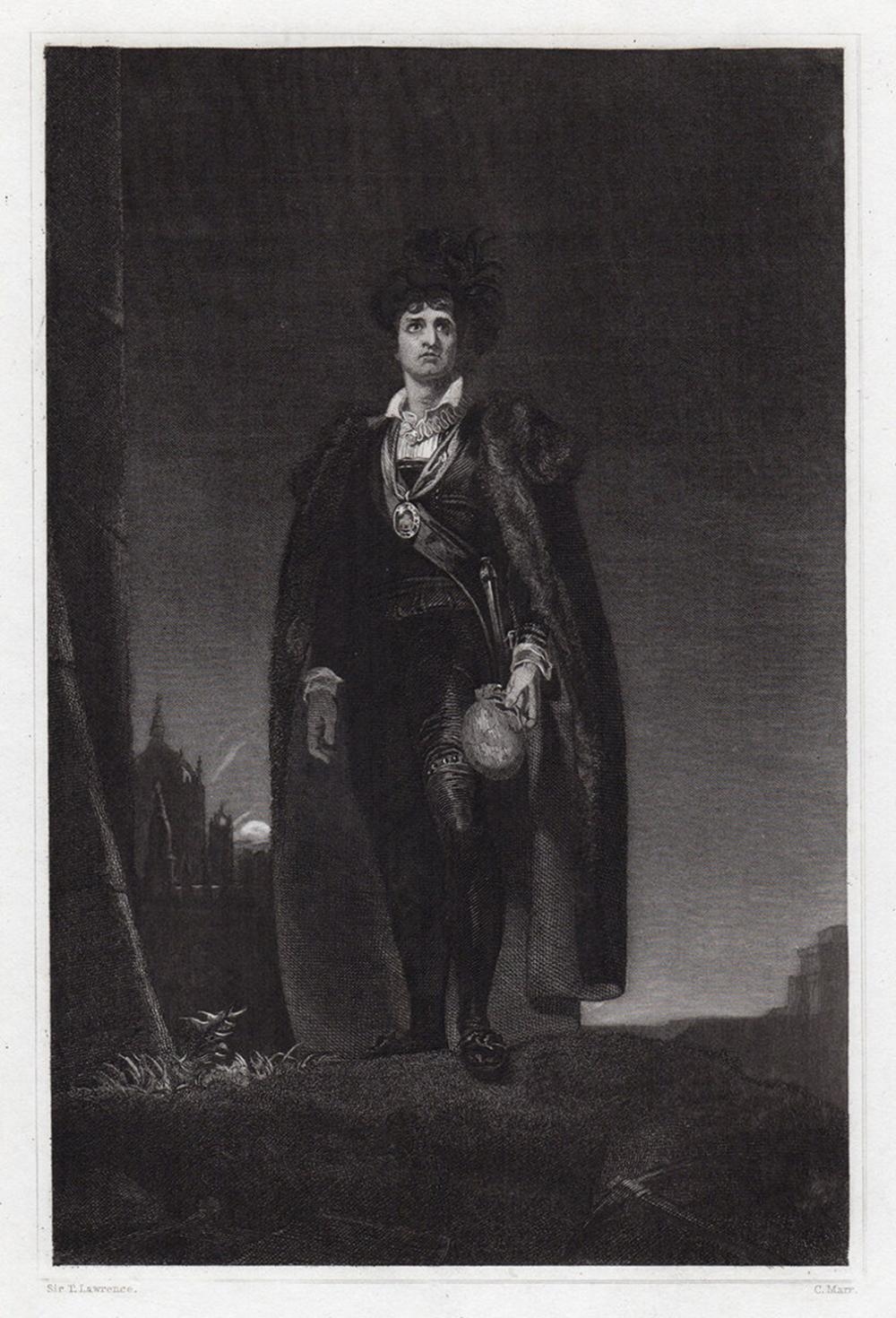 Sir Thomas Lawrence | Sir Thomas Lawrence Kemble as Hamlet (John Philip ...
