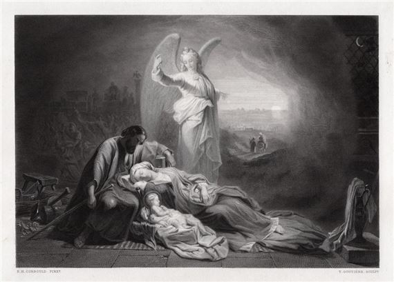 Edward Henry Corbould | The Eve of the Flight (1870) | MutualArt