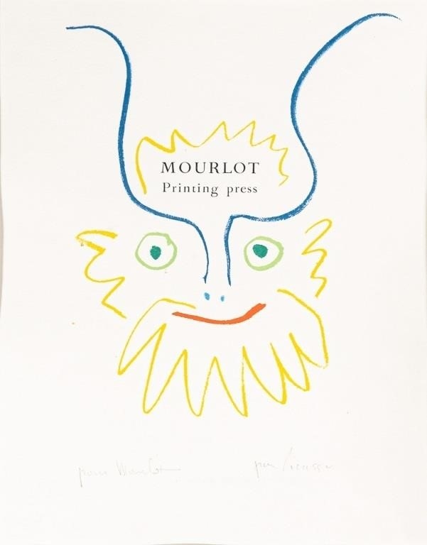 Pablo Picasso | PICASSO 1964 MOURLOT PRINTING PRESS LITHOGRAPH (1964 ...