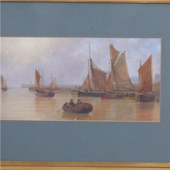 Robert Witherspoon | harbour scene | MutualArt