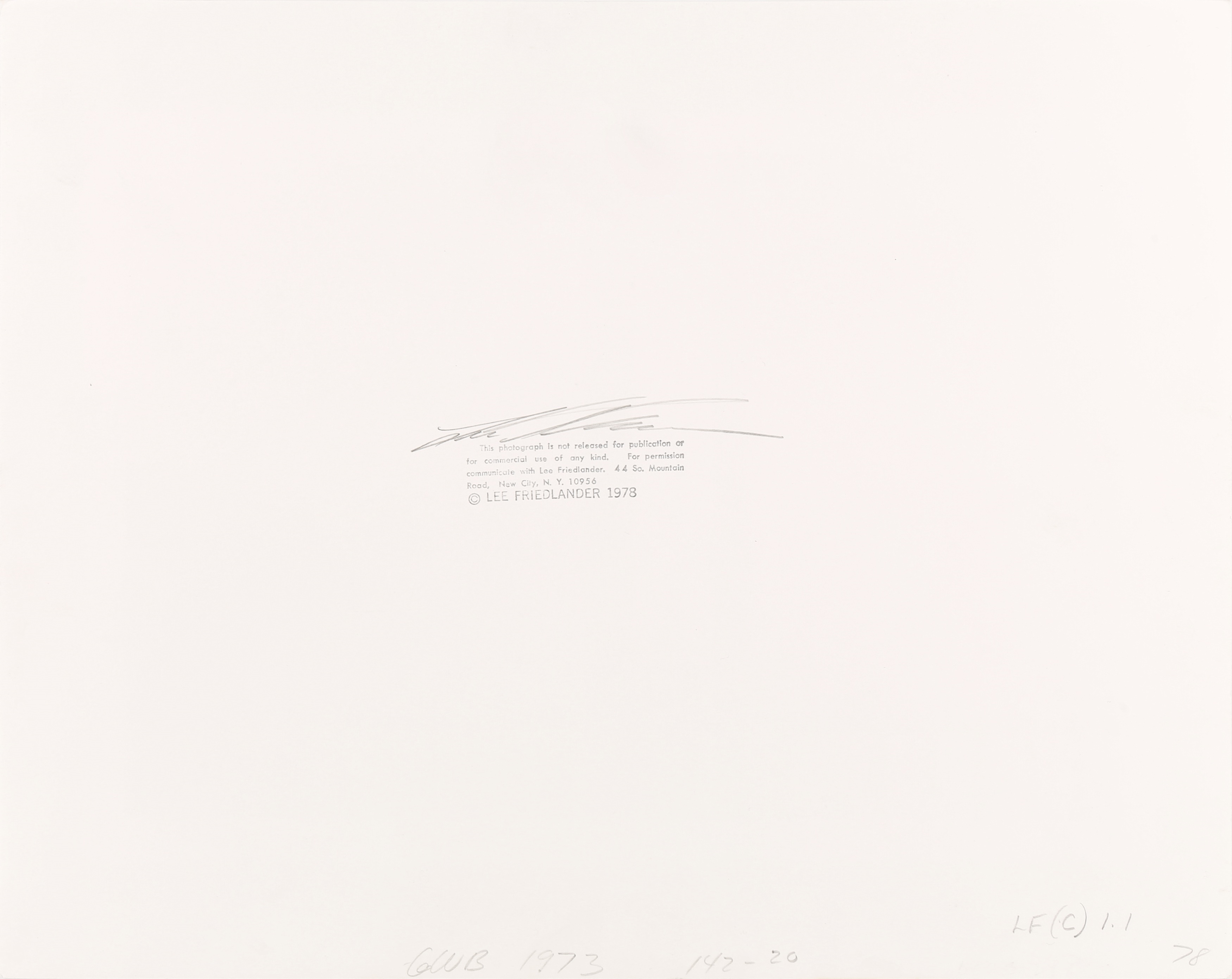 Lee Friedlander | GEORGE WASHINGTON BRIDGE, NJ | MutualArt