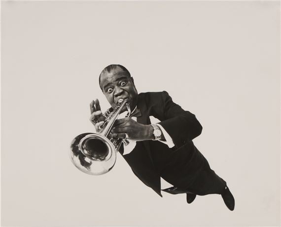 Philippe Halsman | LOUIS ARMSTRONG (1966) | MutualArt