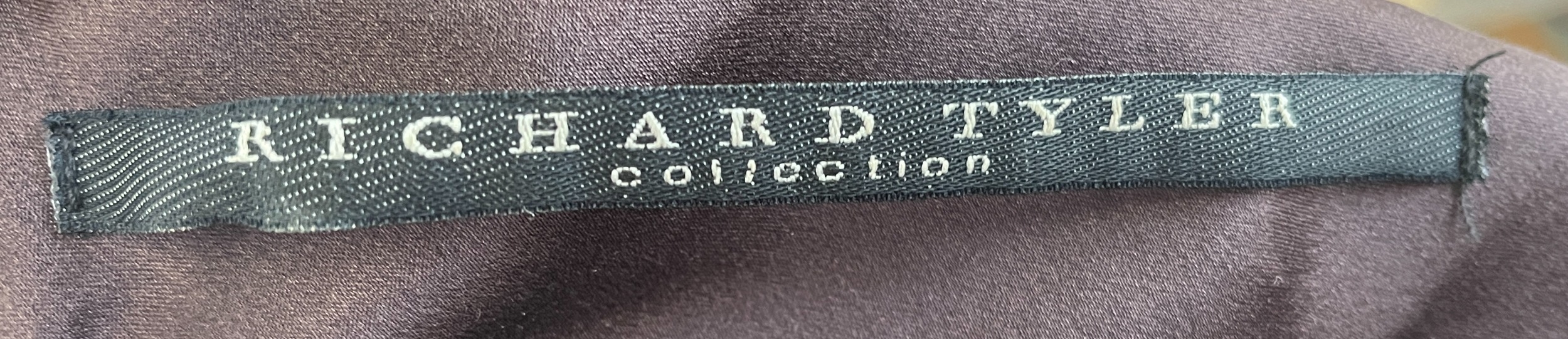 Jasper Conran | A Richard Tyler bias cut evening dress, with deep V ...