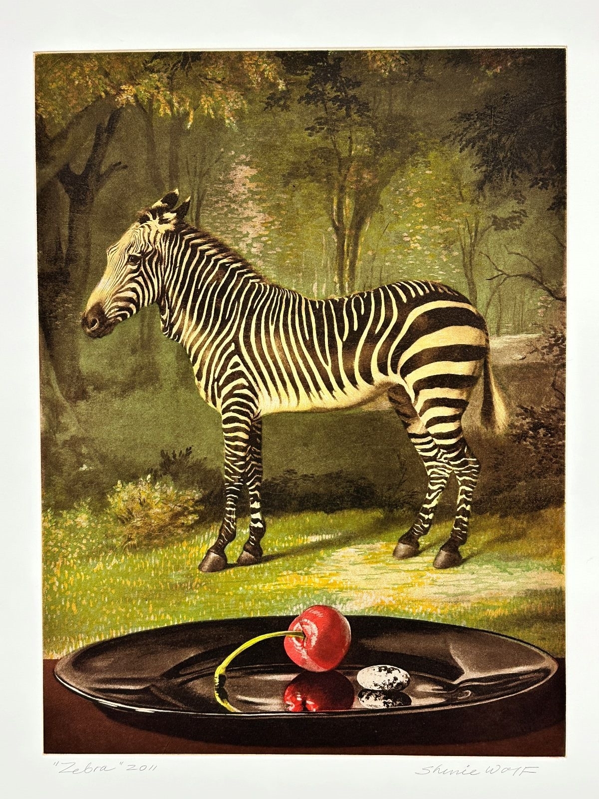 Sherrie Wolf | Photogravure Aquatint Hand Coloring (2011) | MutualArt