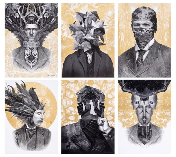 Dan Hillier | 65Dan Hillier (1973-2024) Six Men (1973) | MutualArt