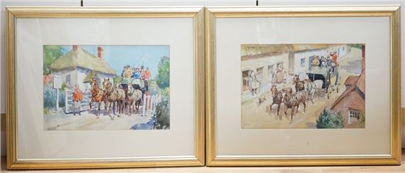 John Savile Lumley | Coaching scenes | MutualArt