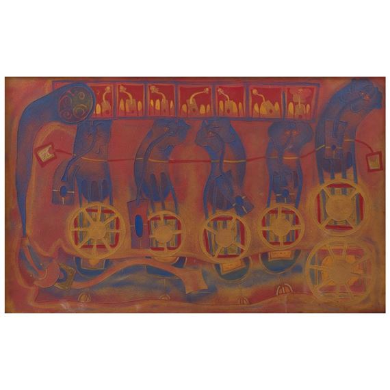 Rolando Rojas | Elefantes en Equilibrio (2001) | MutualArt