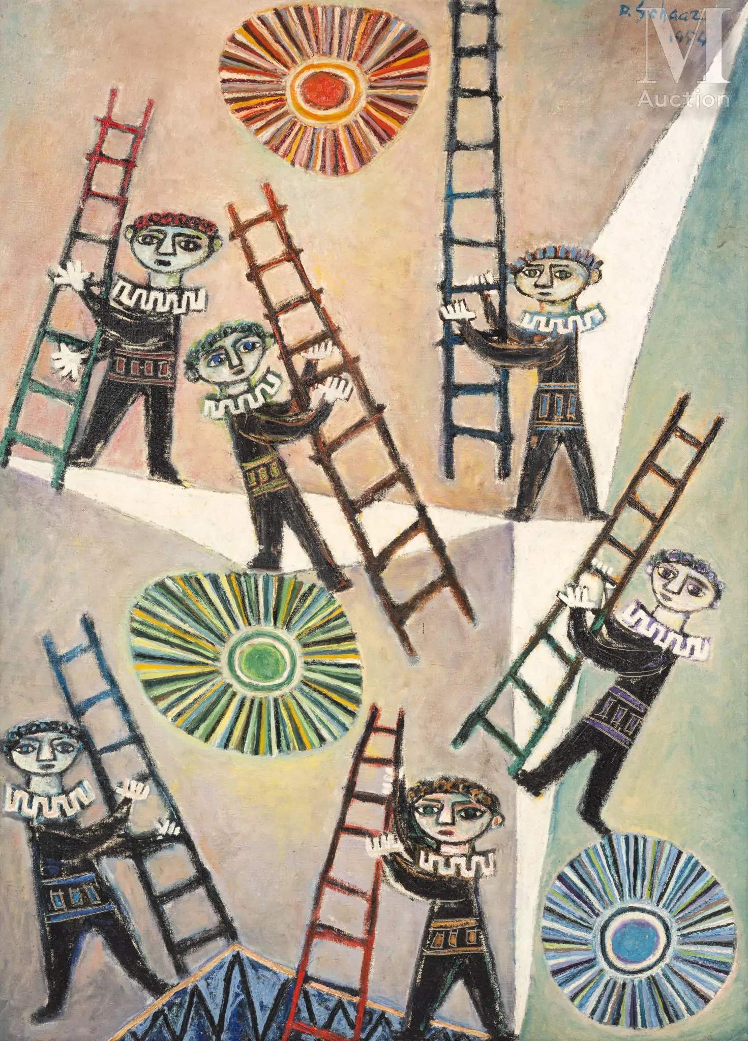 Pinchas Shaar | Pinchas SCHAAR ( Lotdz 1923- Israël 1996 (1923) | MutualArt