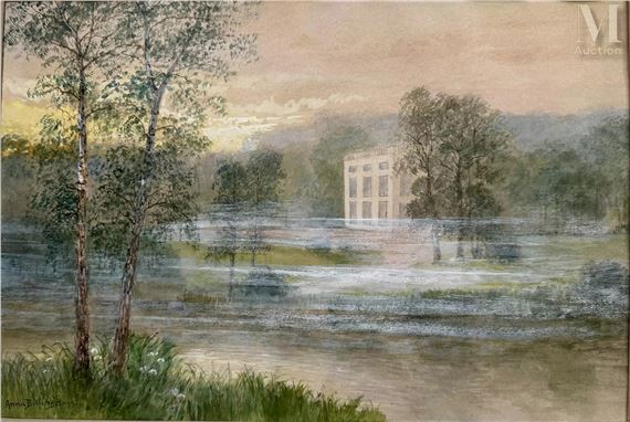 Anna Billing | Paysage dans la brume | MutualArt