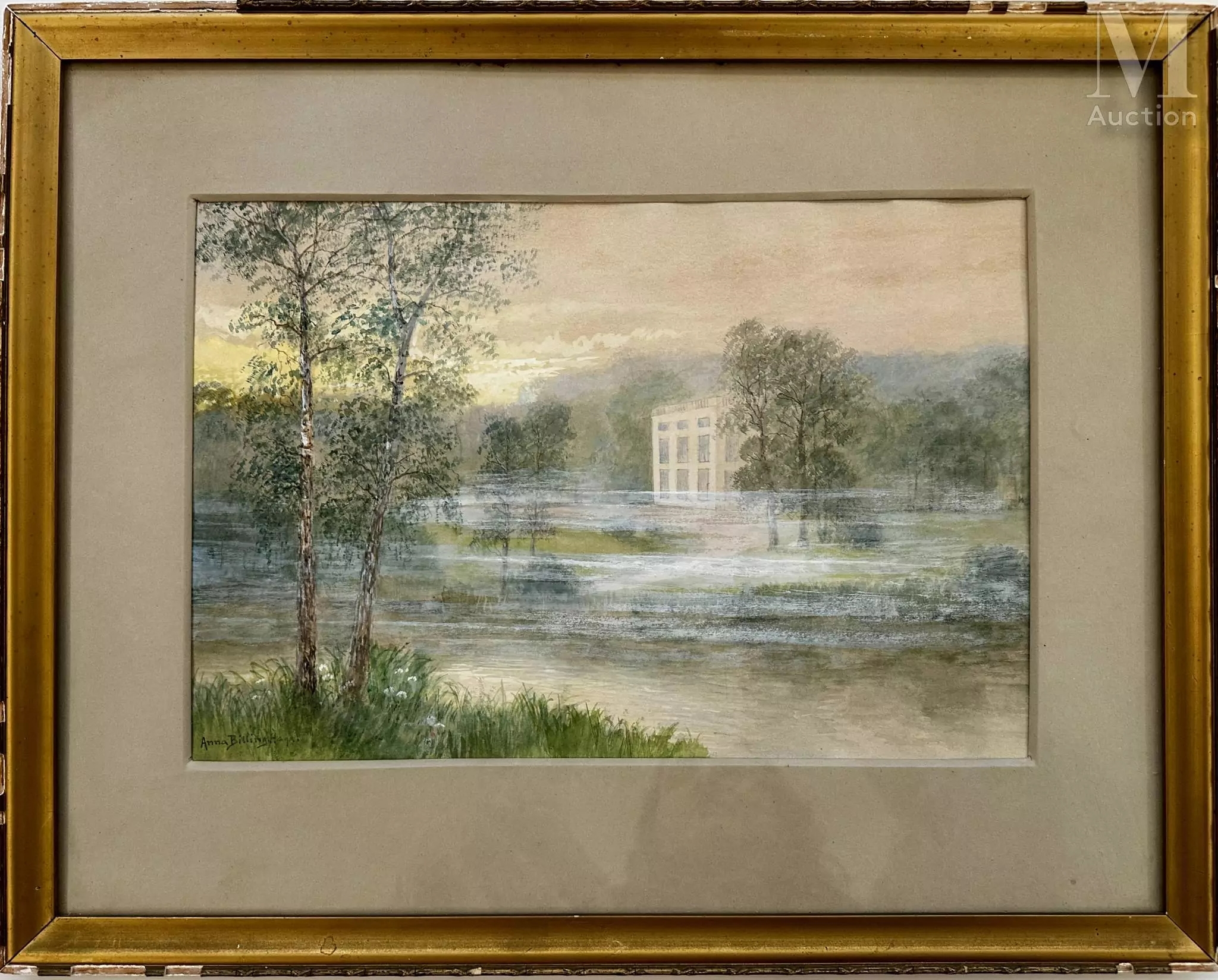 Anna Billing | Paysage dans la brume | MutualArt