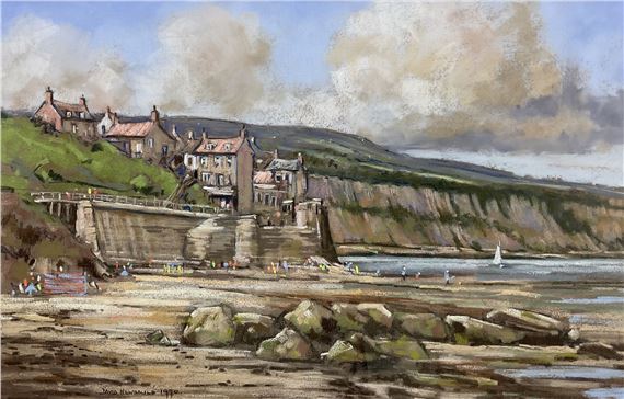 David Newbould | Robin Hood's Bay (1990) | MutualArt