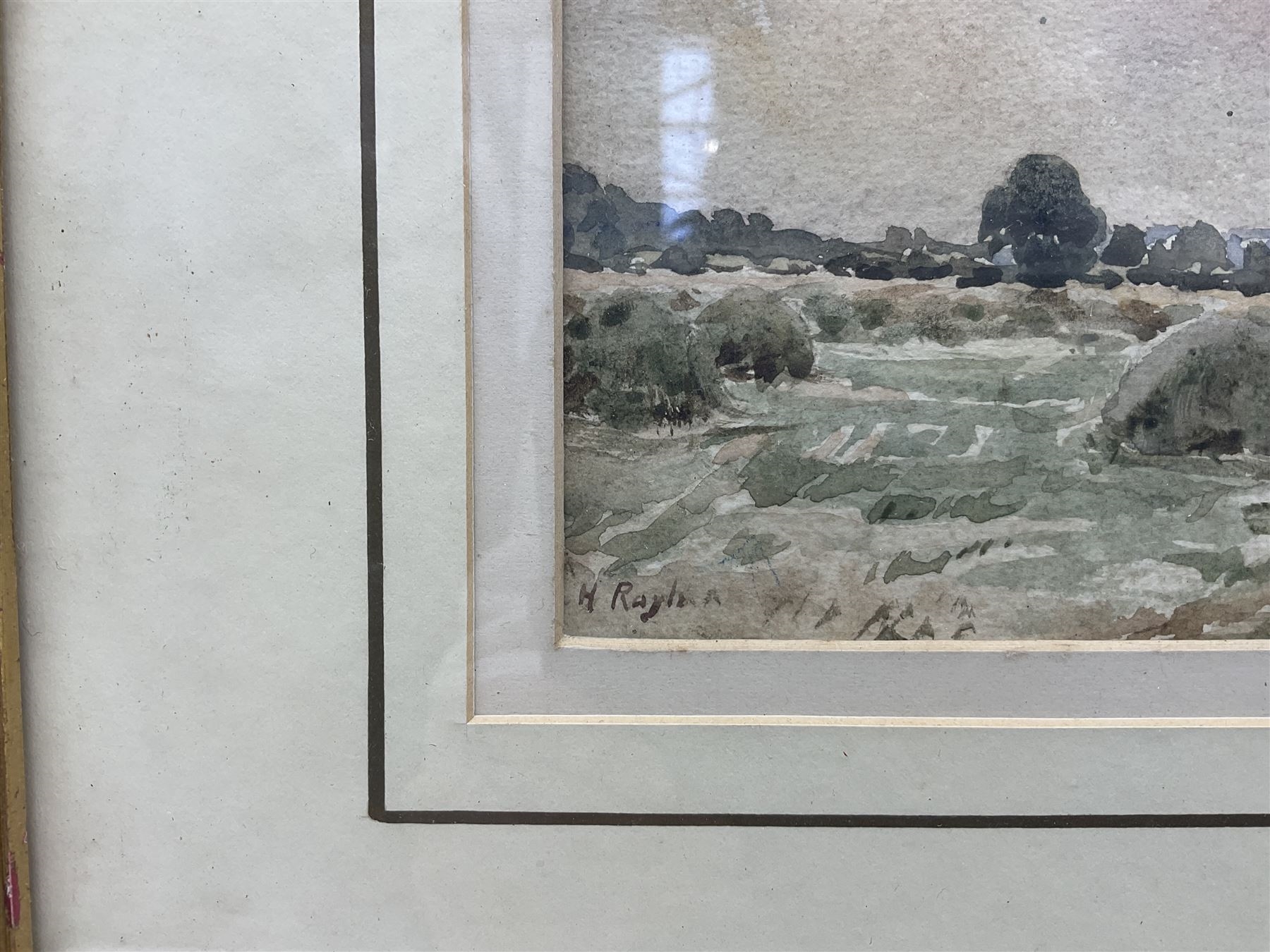 Herbert Royle | View Across the Hayricks | MutualArt