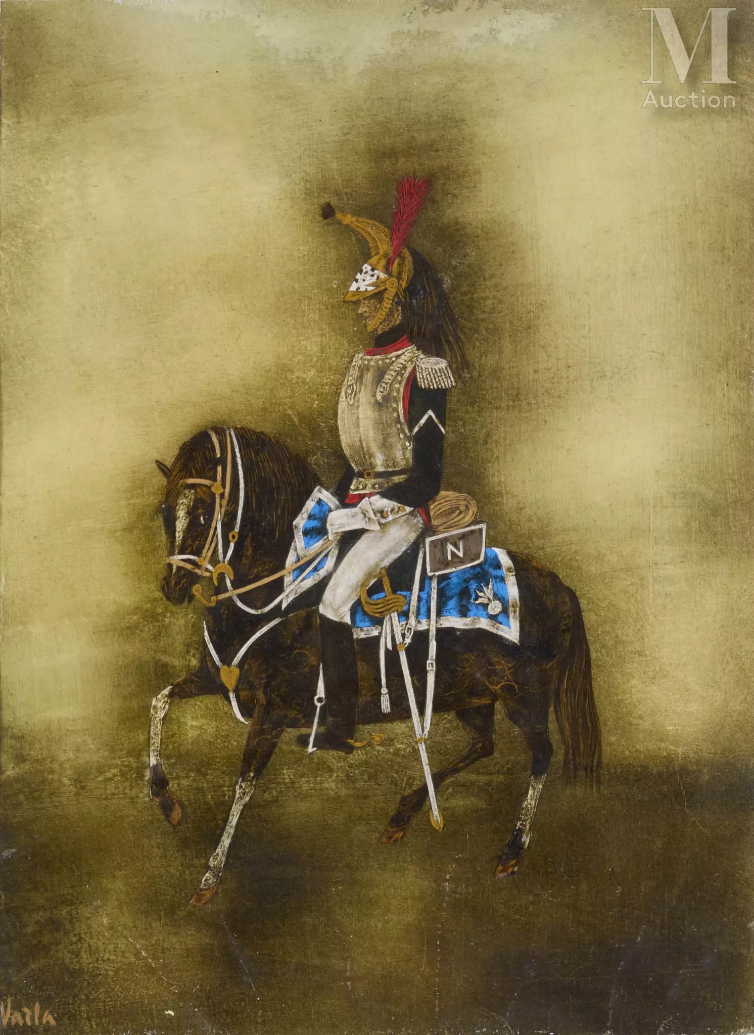 Félix Varla | Cuirassier de l’armée napoléonienne., (1903) | MutualArt