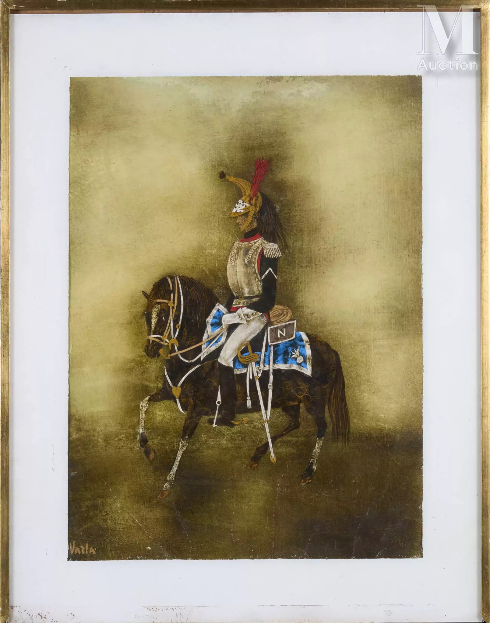 Félix Varla | Cuirassier de l’armée napoléonienne., (1903) | MutualArt