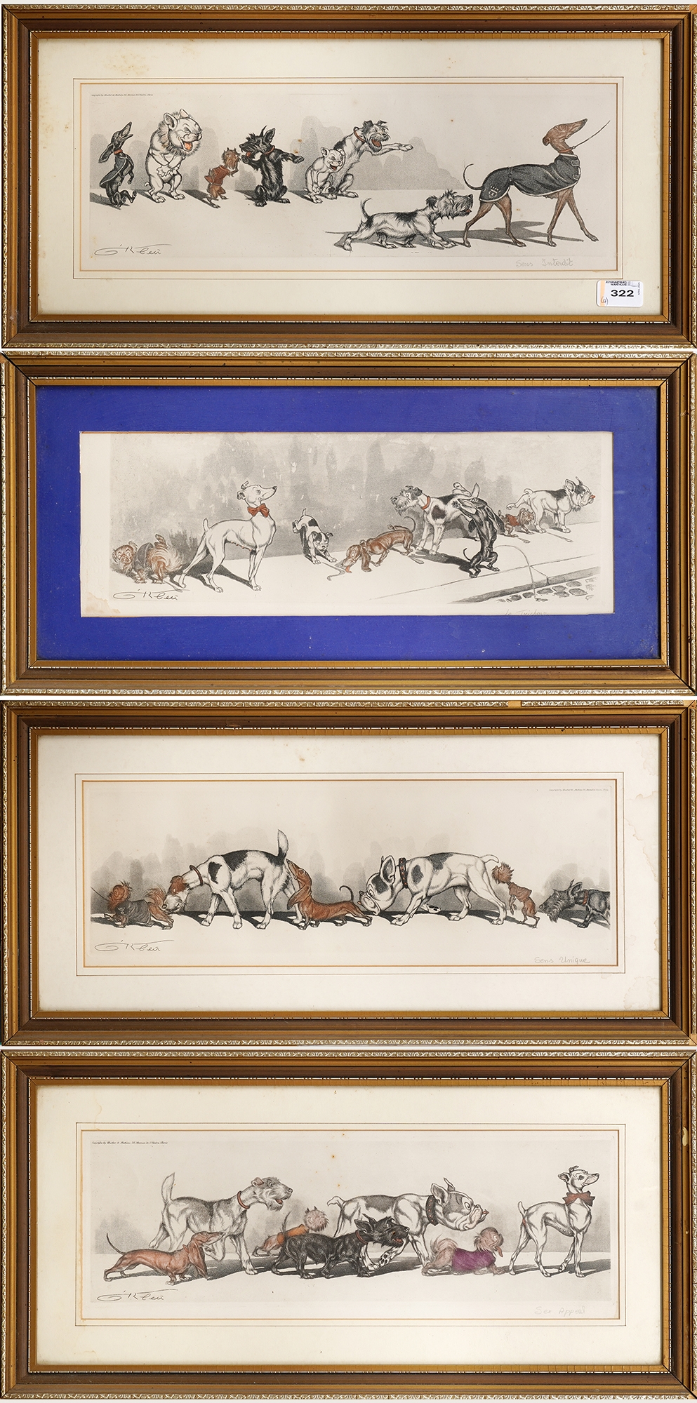 Boris O'Klein | From 'Dirty Dogs of Paris series | MutualArt