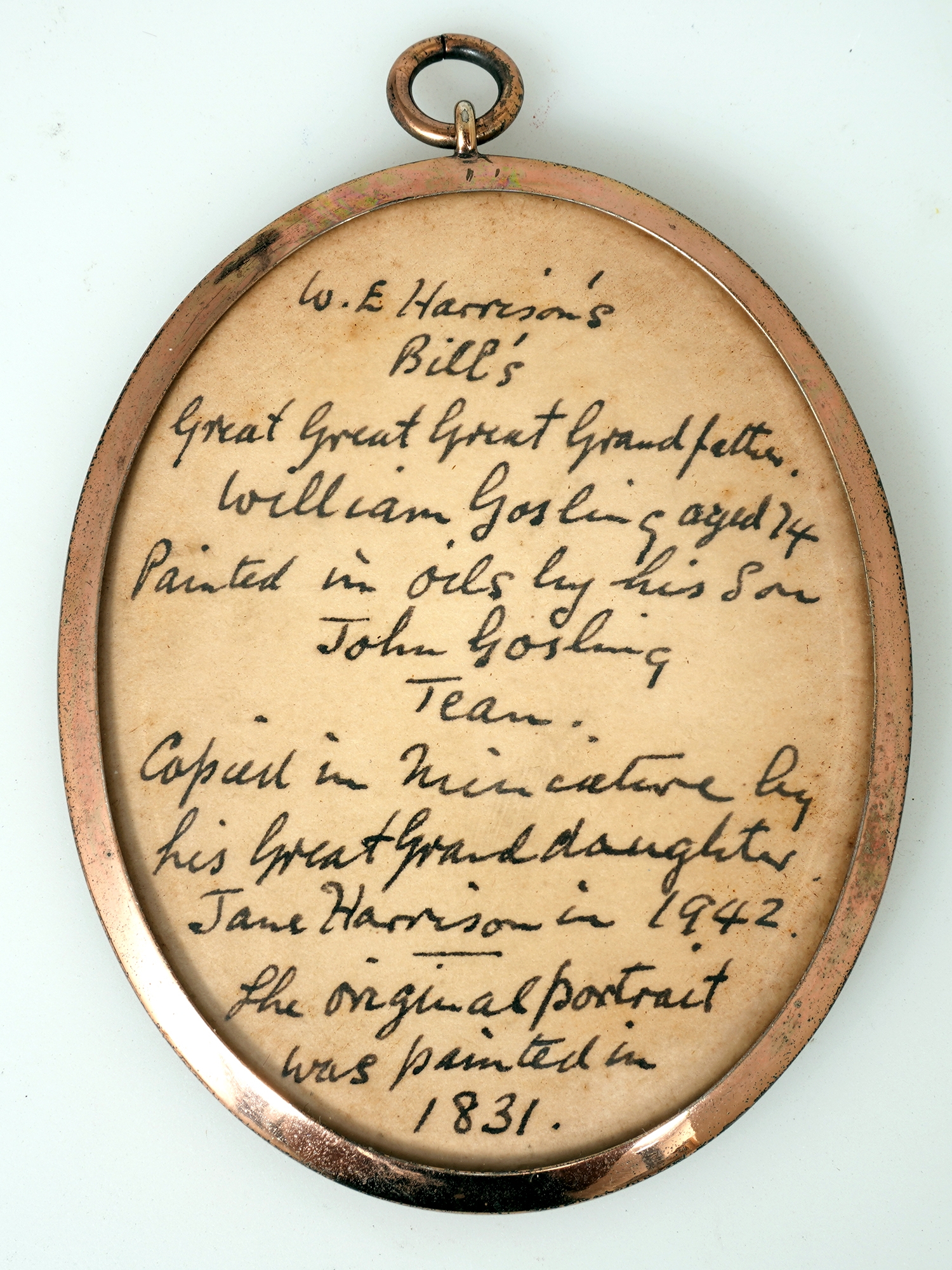 John Gosling | Portrait miniature of William Gosling aged 73 (1831 ...