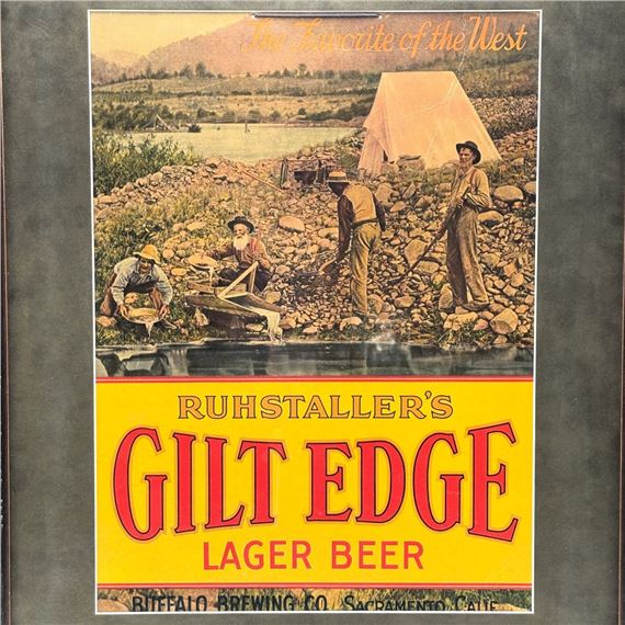 State | Ruhstaller's Lager Beer Advertisement The Favorite of the West ...