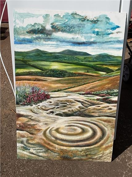 Manuella Norris | Cheviot landscape with cup-and-ring marks | MutualArt