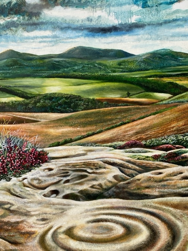 Manuella Norris | Cheviot landscape with cup-and-ring marks | MutualArt
