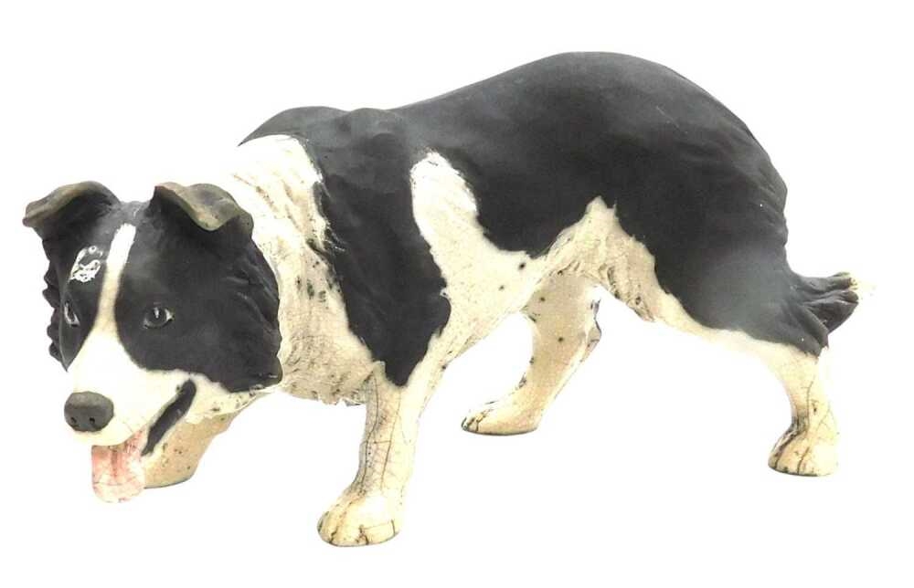 Lawson Rudge | A Lawson Rudge raku pottery figure of a Border Collie ...