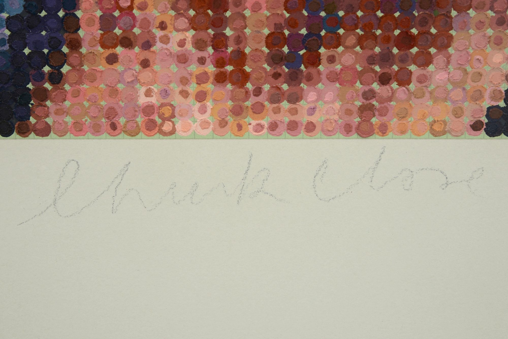 Chuck Close | Chuck Close KARA Felt-Stamp Oil & Screenprint (2012 ...