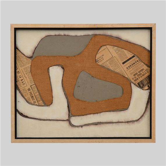 Conrad Marca-Relli | Conrad Marca-Relli S-4-73 Collage (1973) | MutualArt