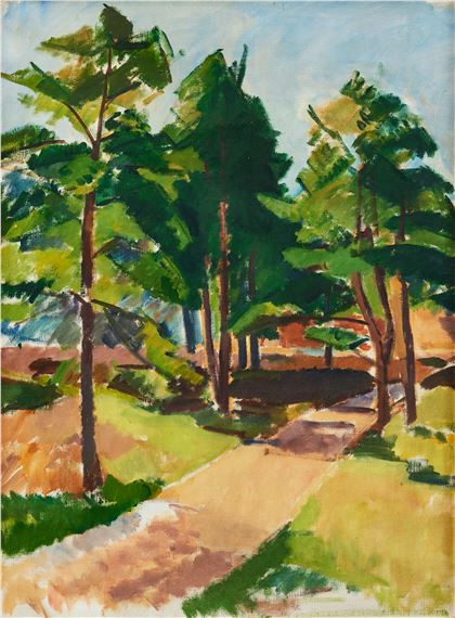 Karl Oscar Isakson | ”Skogsväg” | MutualArt